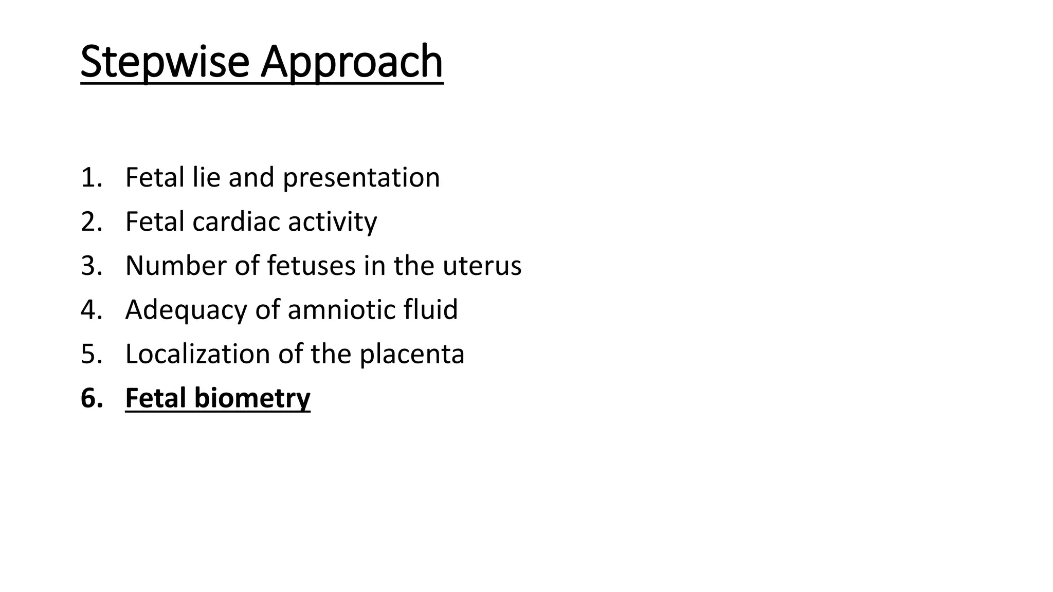 Fetal biometry parameters lk | PPTX