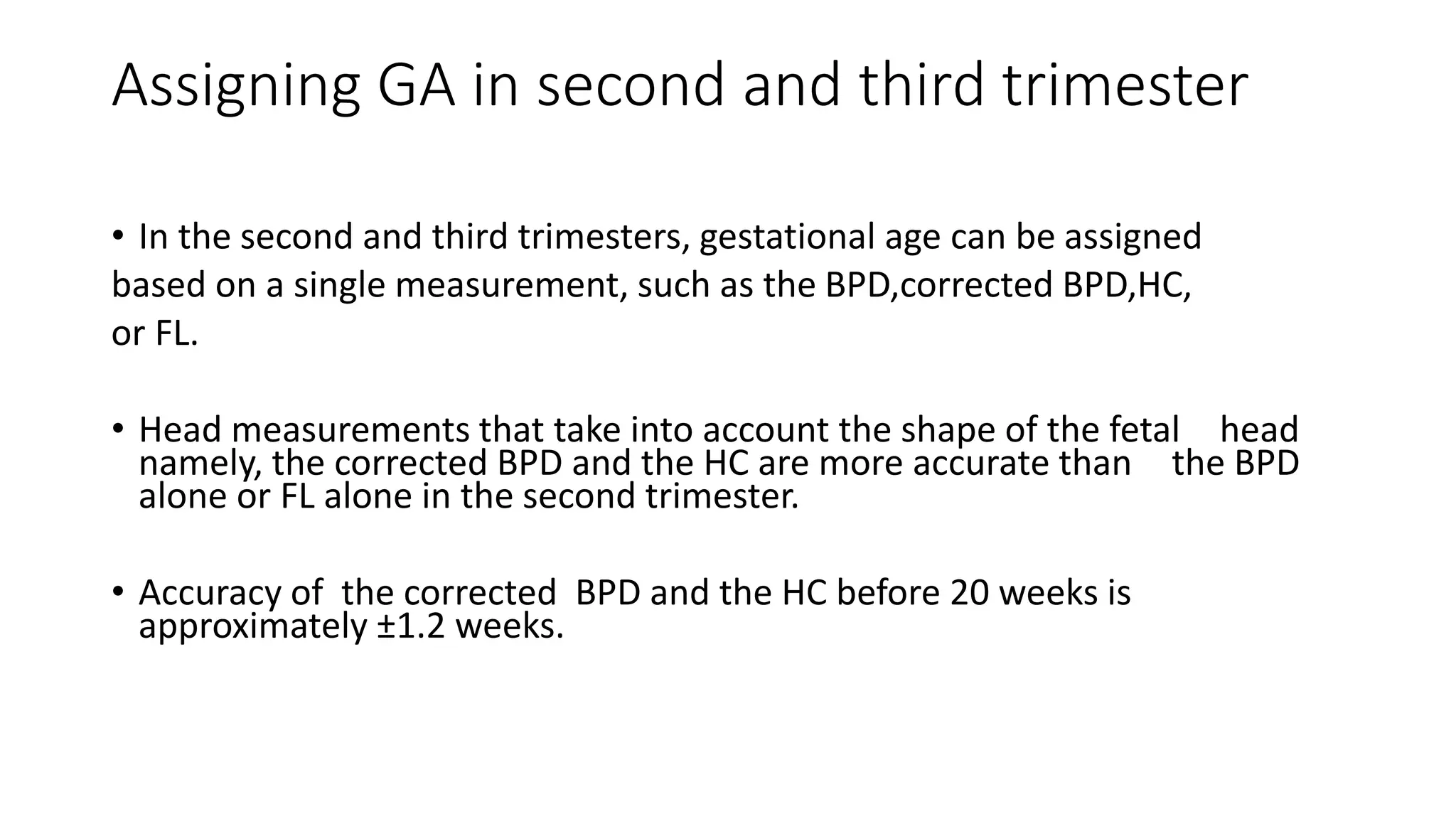 Fetal biometry parameters lk | PPTX