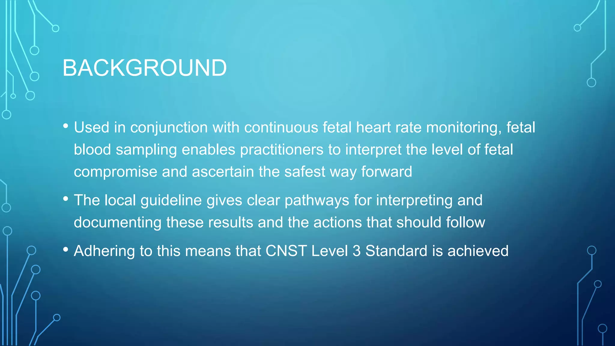 Fetal blood sampling and cord gases | PPTX