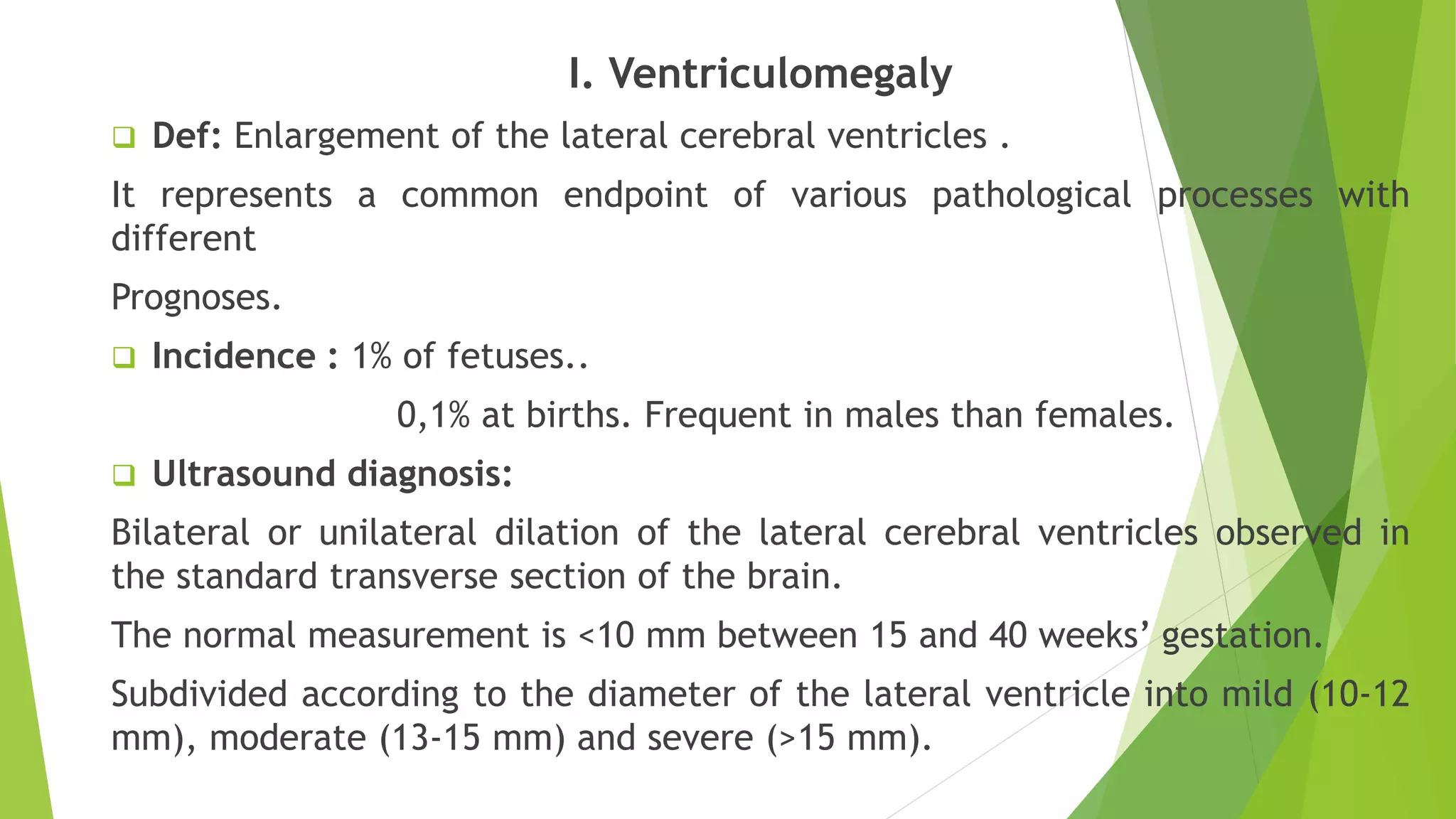 Fetal central nervous system anomalies | PPT