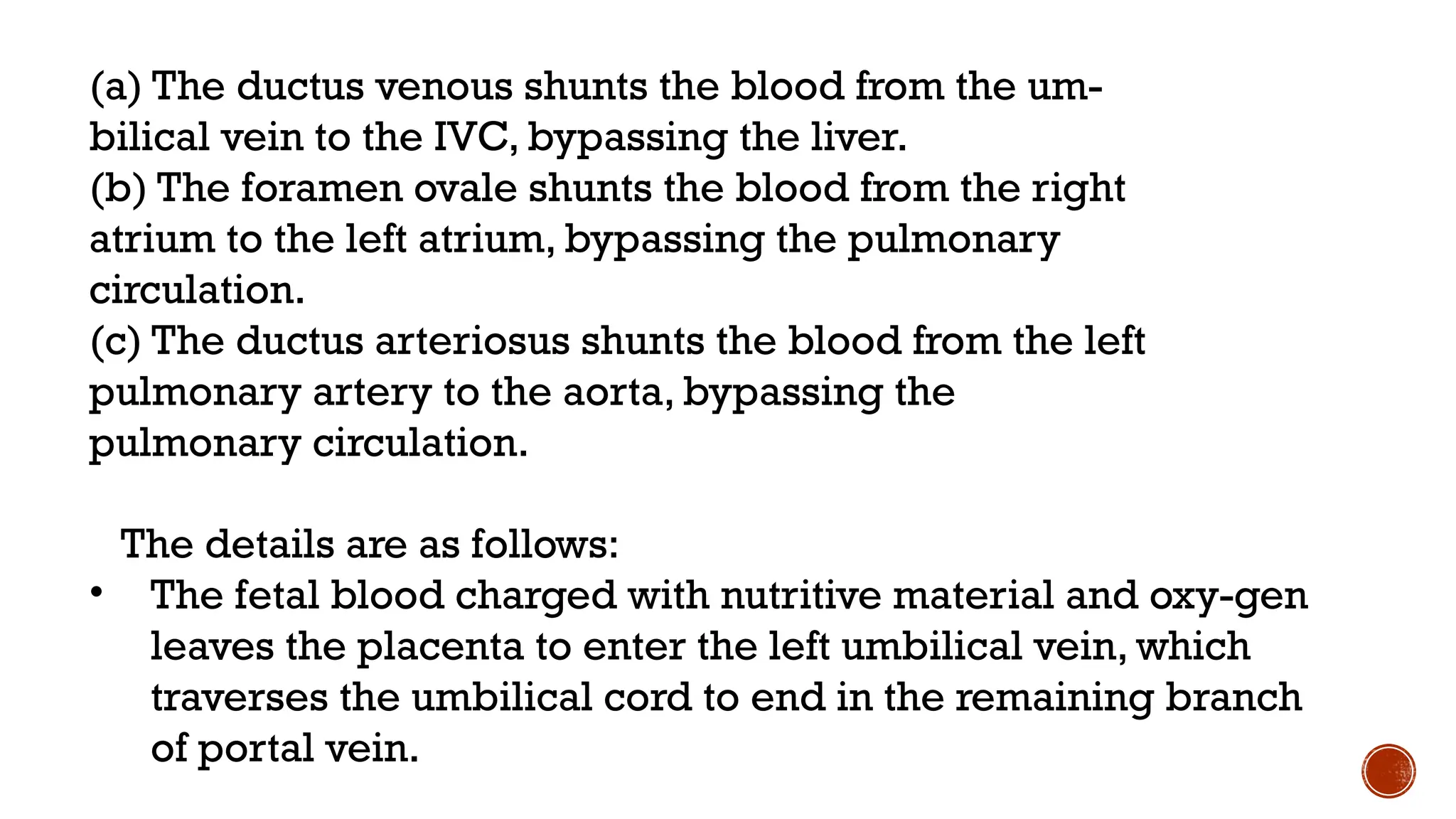 Fetal Circulation - General anatomy by M.Suvarna | PPTX