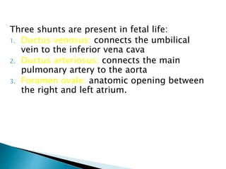 Fetalcirculation | PPTX