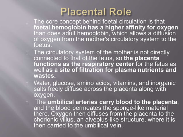 Fetal circulation by dr.srikanta biswas | PPT