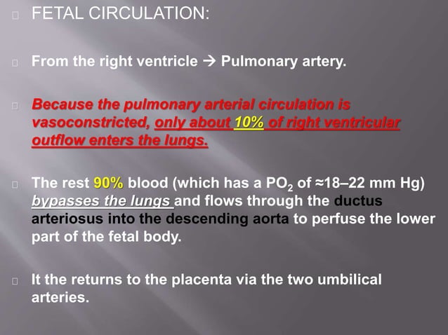 Fetal circulation by dr.srikanta biswas | PPT