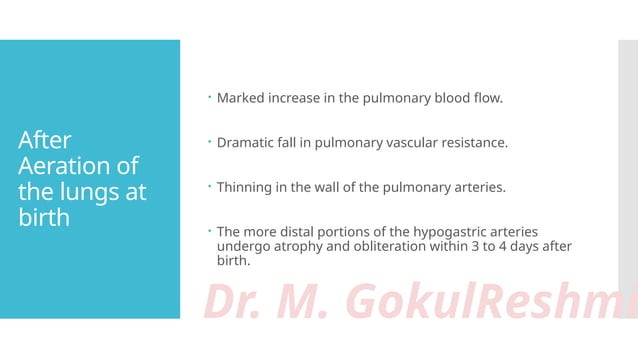 FETAL CIRCULATION - fetomaternal circulation | PPTX | Pregnancy ...