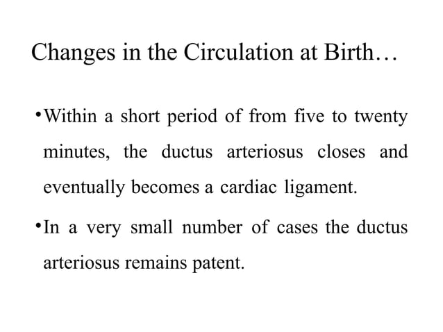 Fetal Circulation Pptx Fetal Circulation Pptx