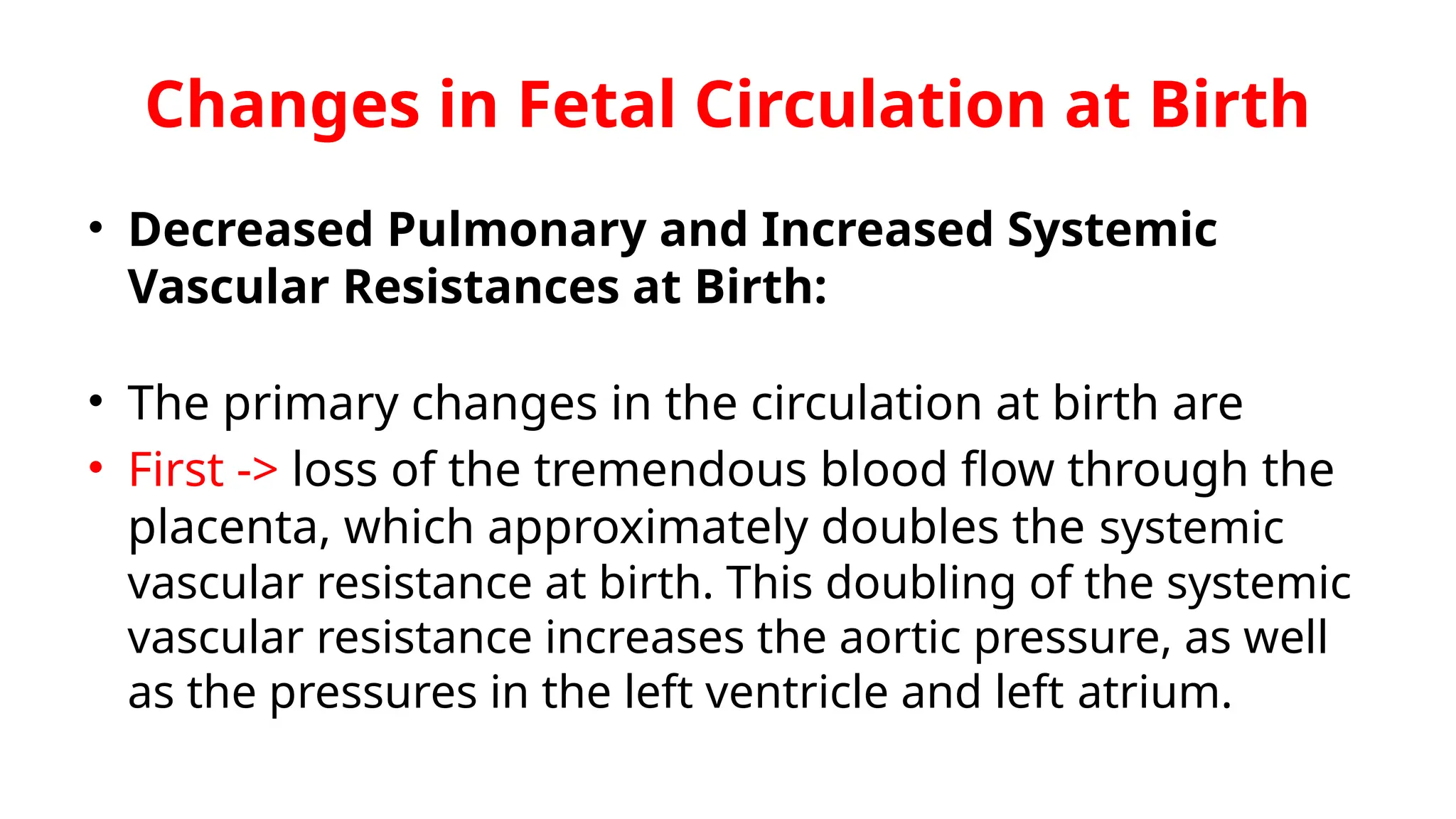 fetal circulation, fetal circulation basics | PPTX