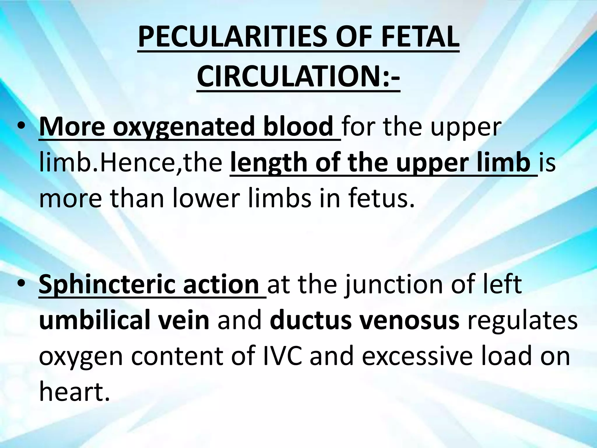 Fetal circulation (for mbbs) | PPTX