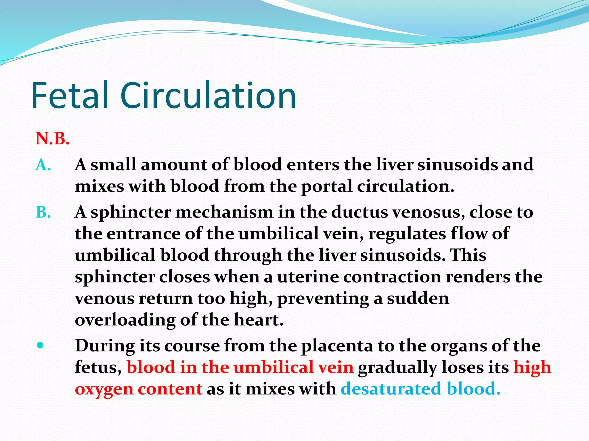 Fetal circulation nursing student_dey | PPTX