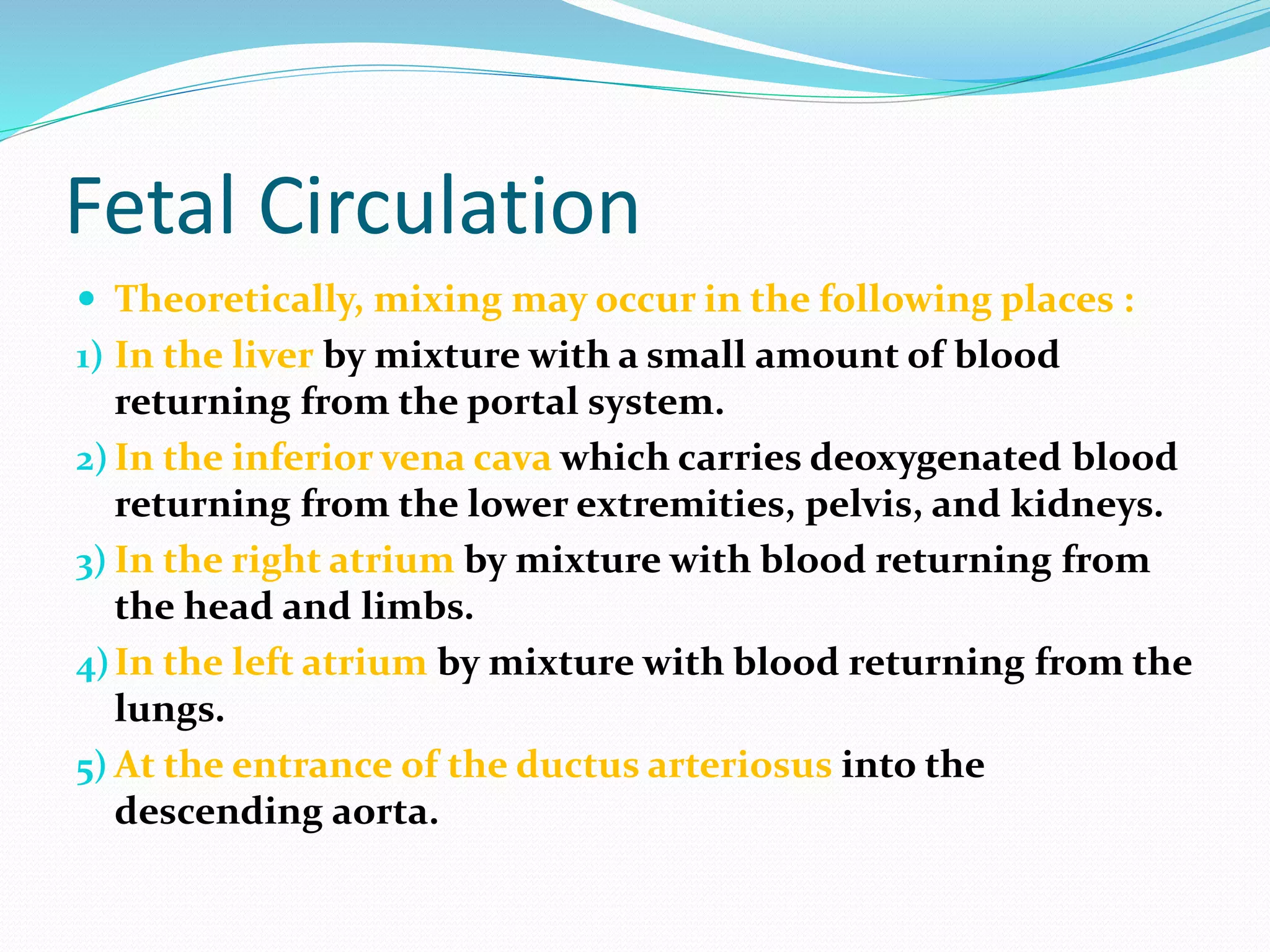 Fetal circulation nursing student_dey | PPTX