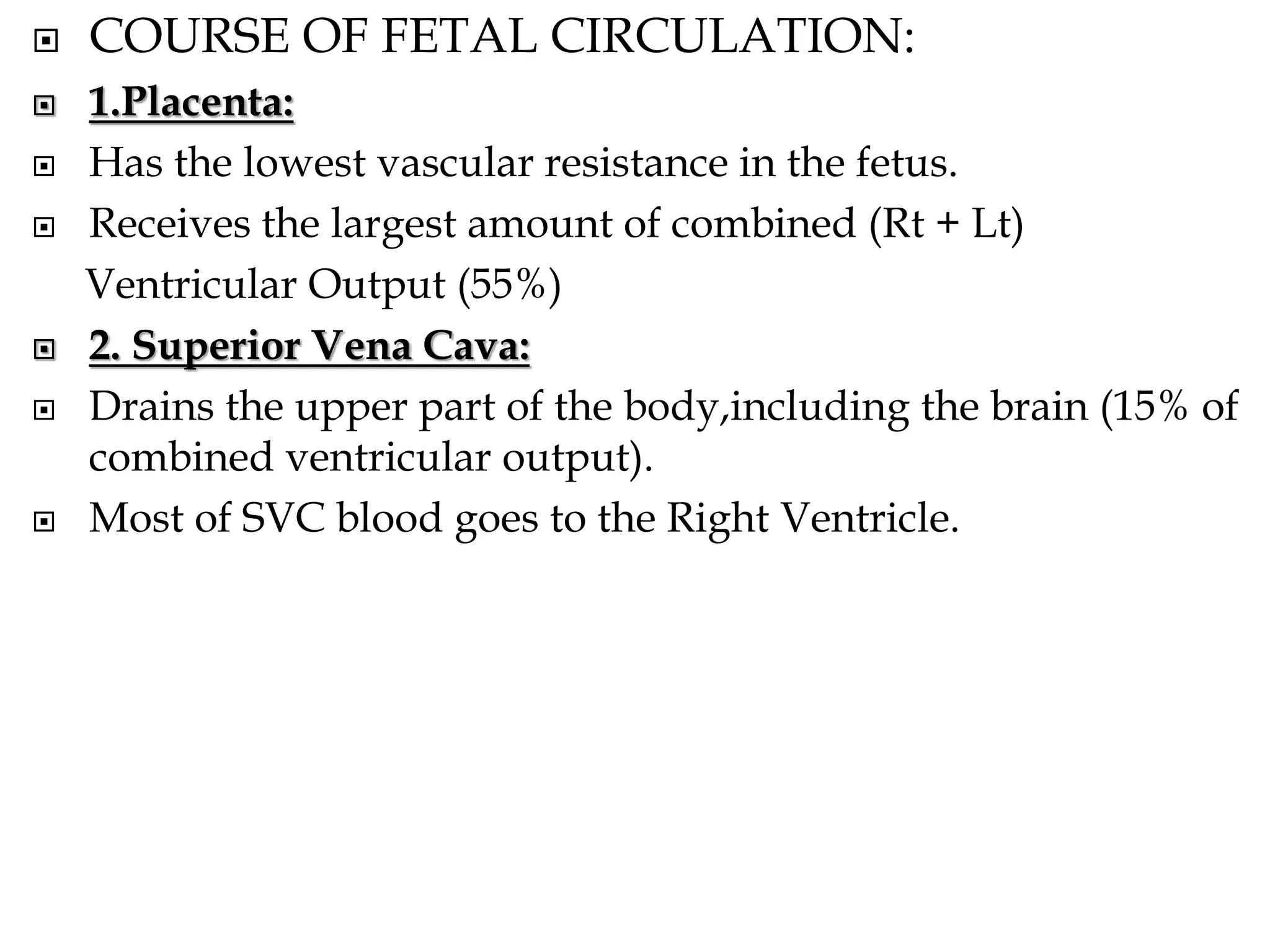 fetalcirculation and physiology presentation | PPT