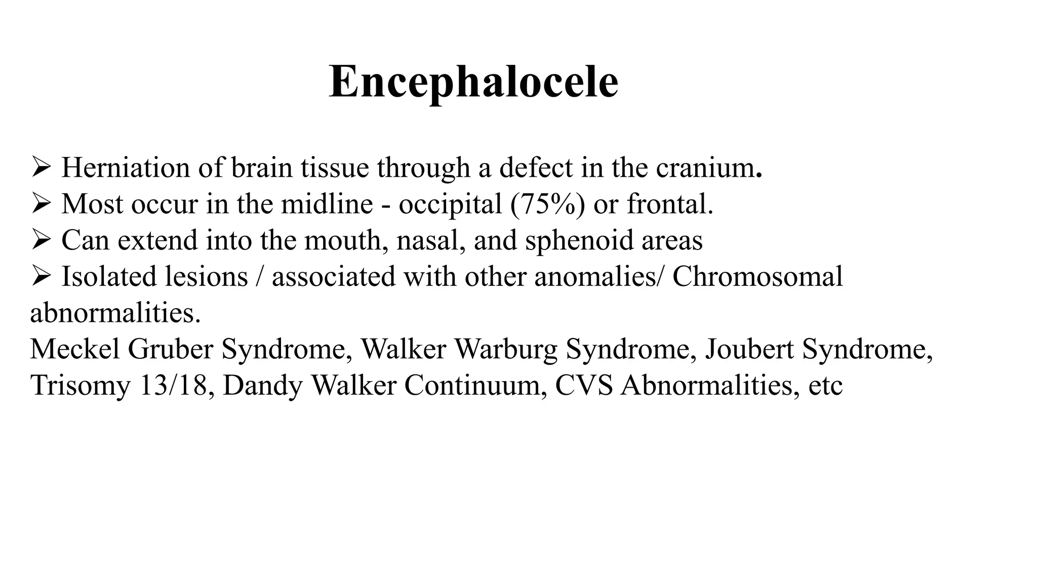 FETAL CENTRAL NERVOUS SYSTEM ANAOMALIES PRESENTATION | PPTX