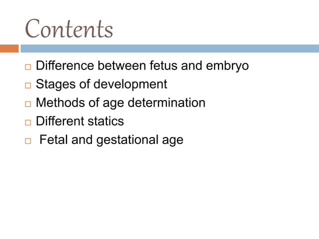 Fetal development | PPT