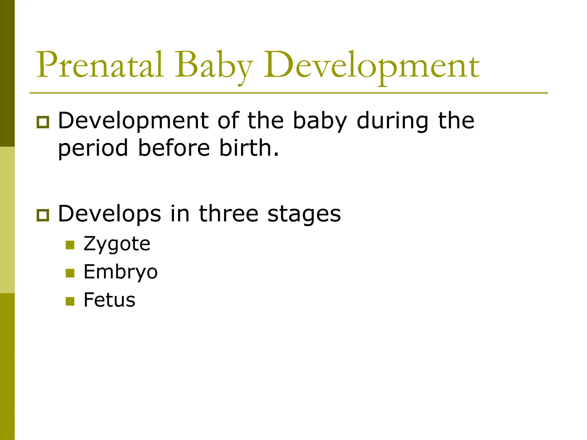 During Fetal development inside the uterus of the mother. | PPT | Free ...
