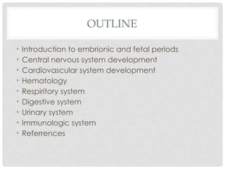 fetal development and physiology lecture | PPTX