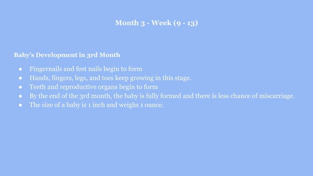 Fetal Development Week by Week | PPTX