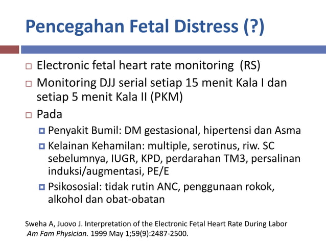 Fetal distress dan asfiksia neonatorum | PPTX