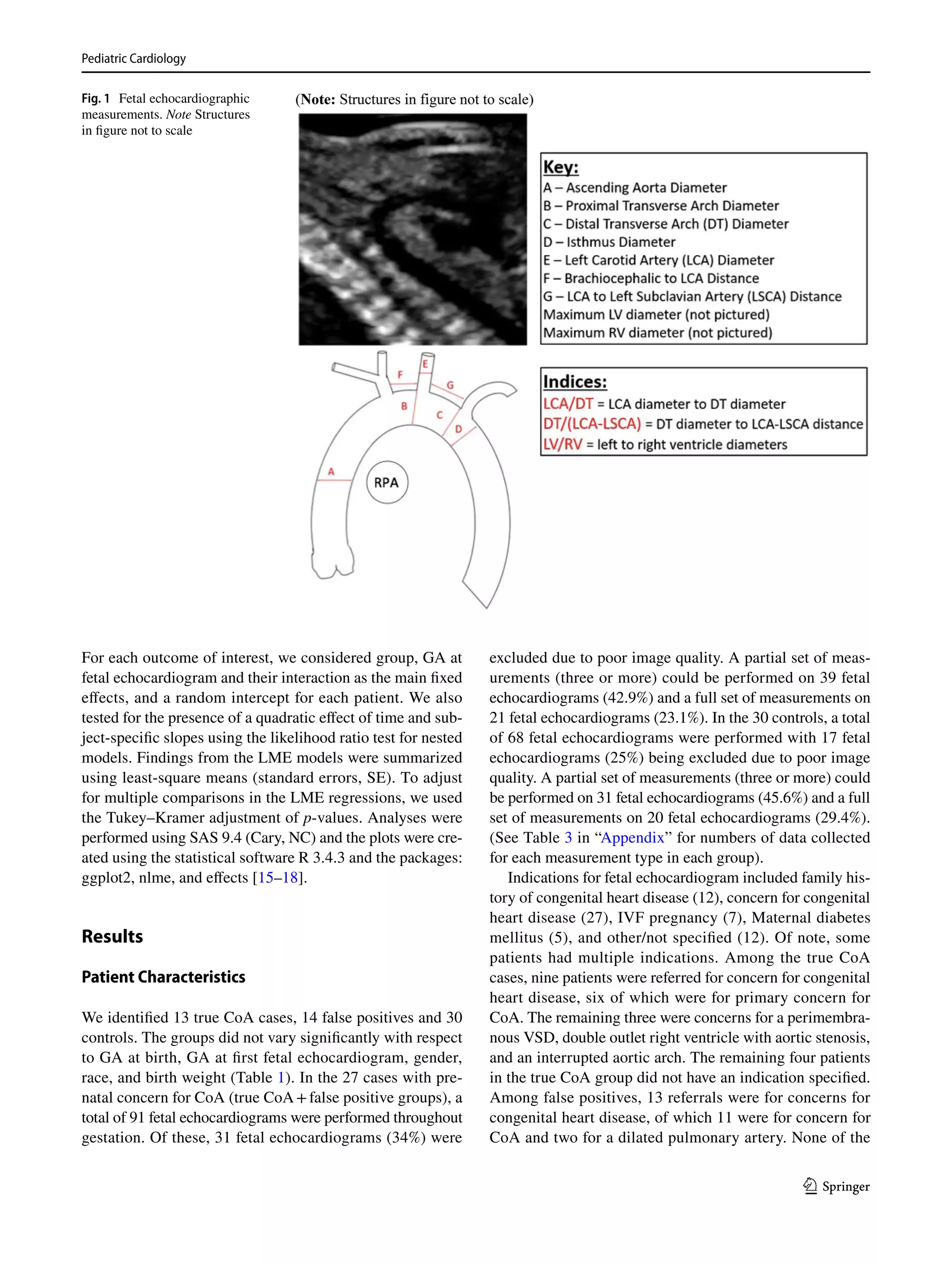 Fetal echocardiographic measures to improve the prenatal diagnosis of ...