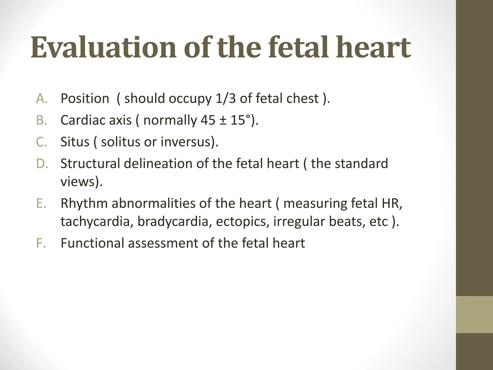 An introduction to Fetal echocardiography | PDF