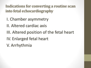 An introduction to Fetal echocardiography | PDF