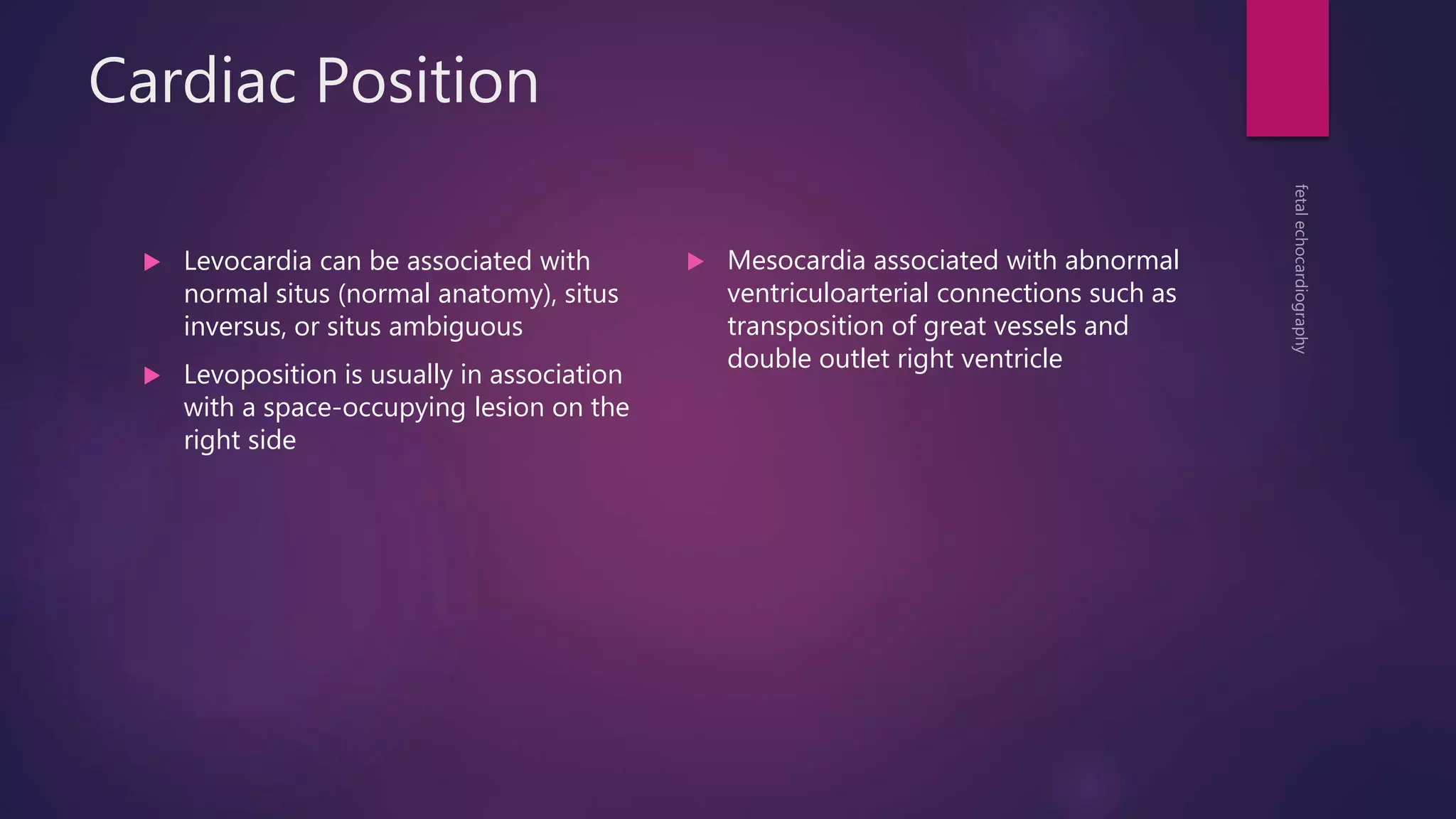 Fetal Echocardiography: Basics and Advanced | PPTX