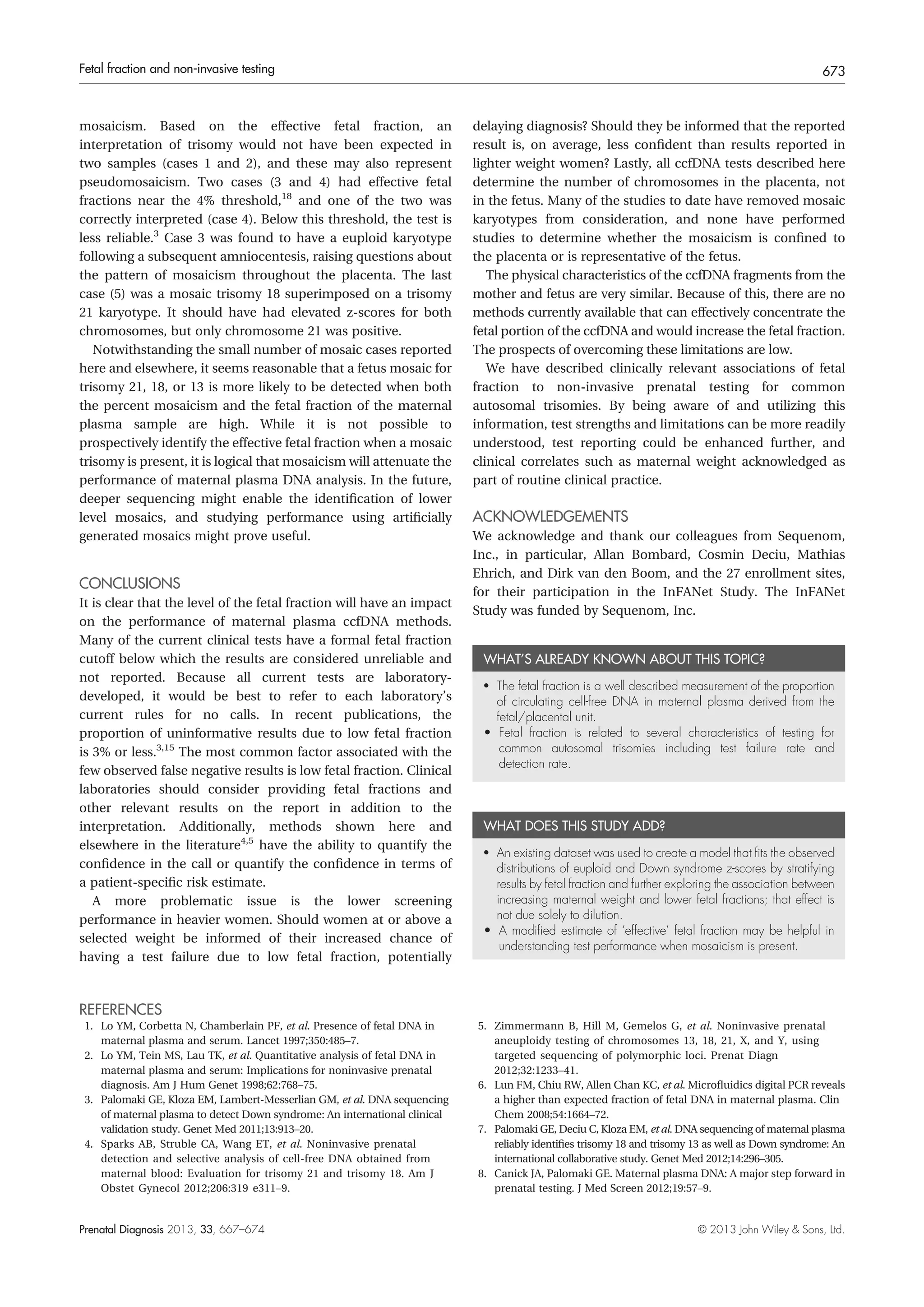 Fetal fraction nipt pnd | PDF
