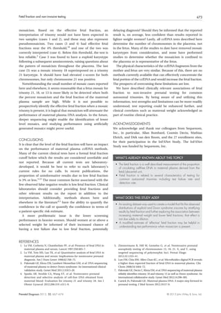 Fetal fraction nipt pnd | PDF