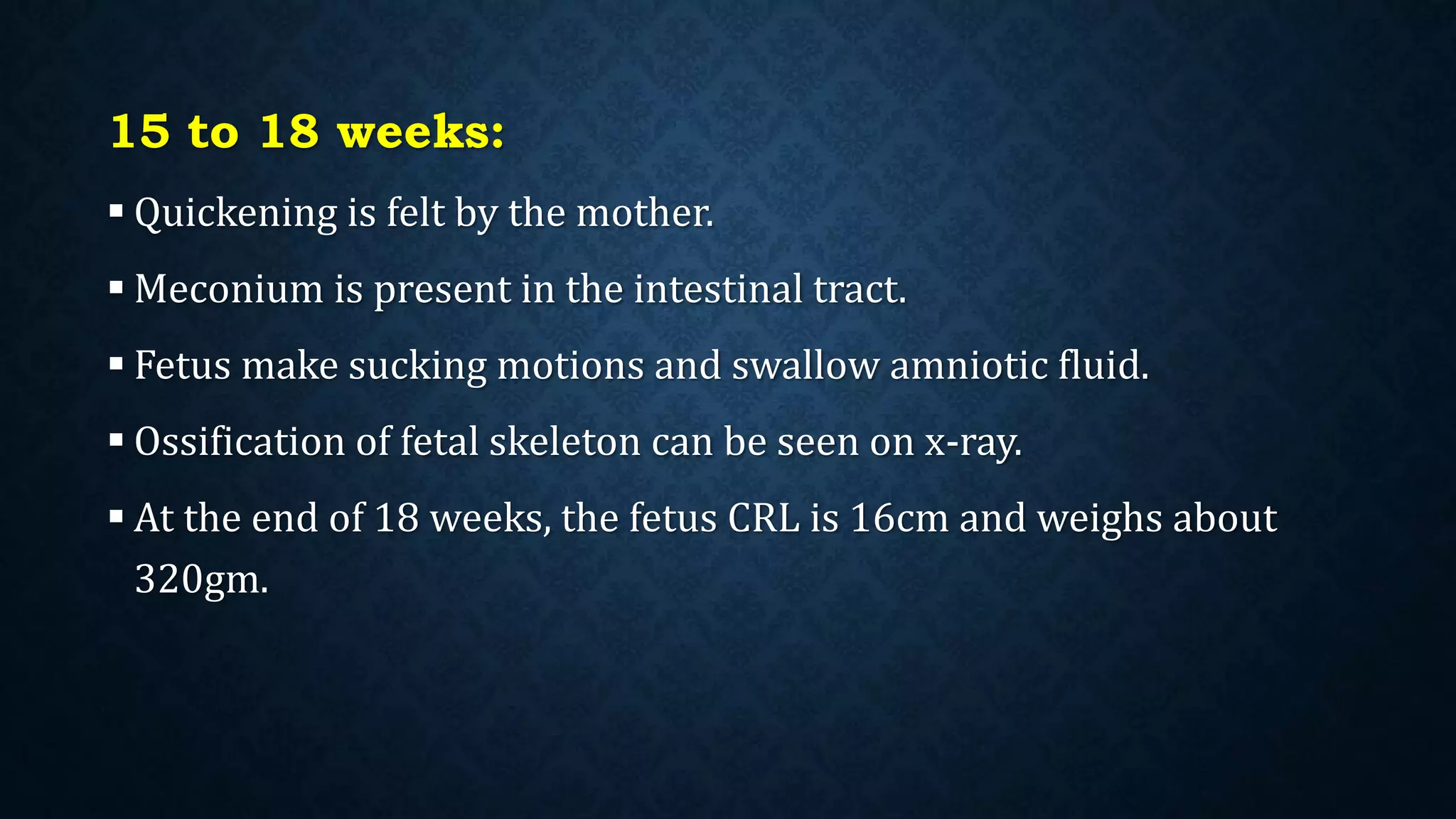 Fetal growth and development | PPTX