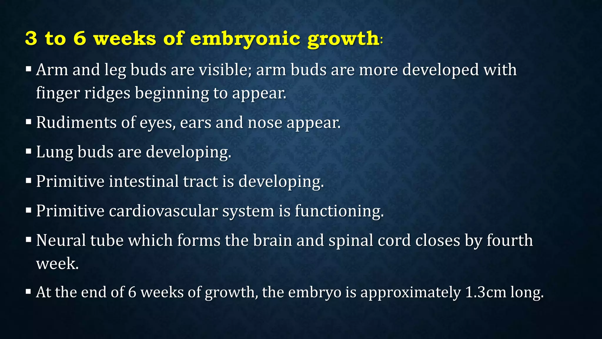 Fetal growth and development | PPTX