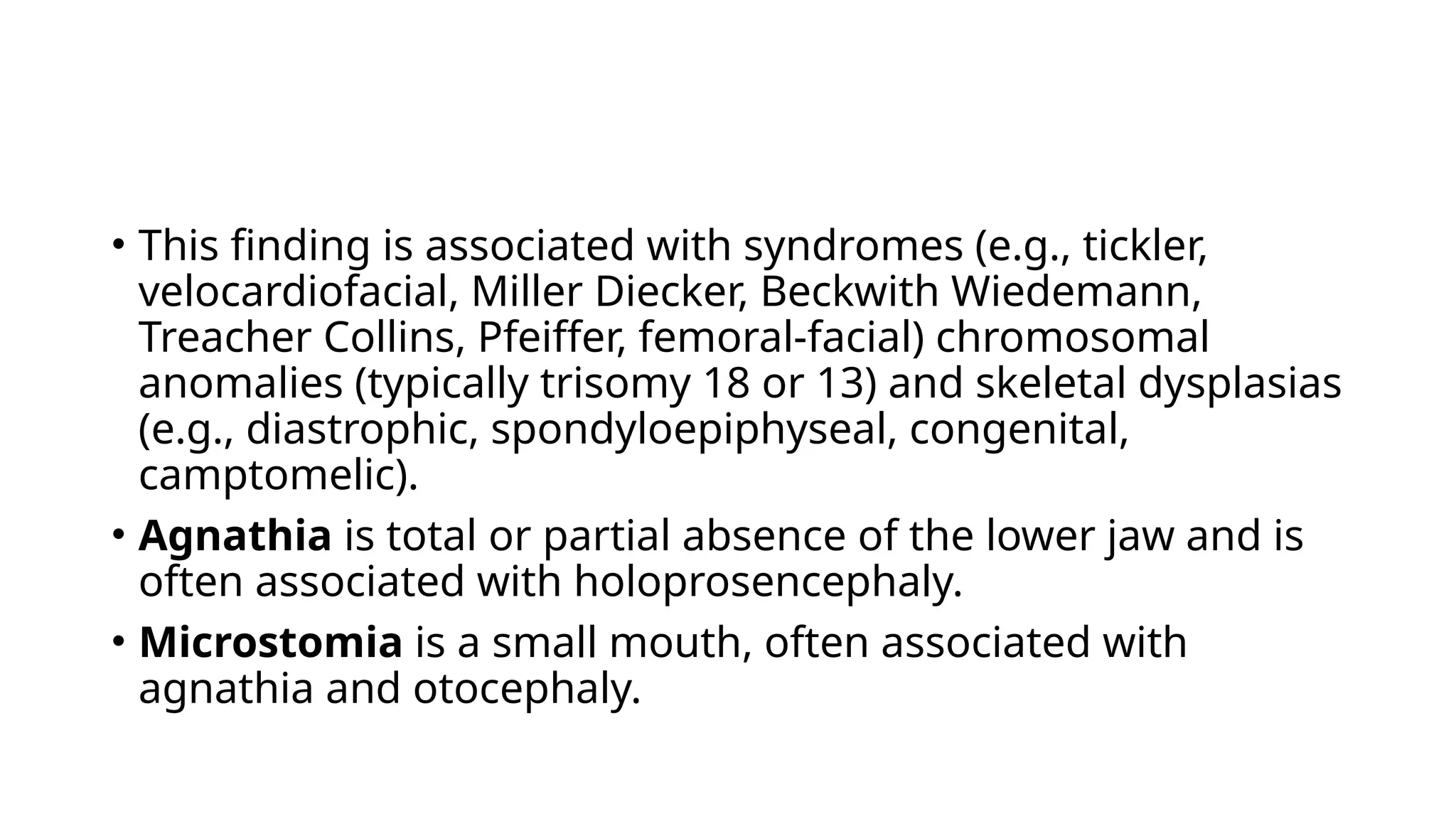fetal head and neck imaging and spotters | PPTX