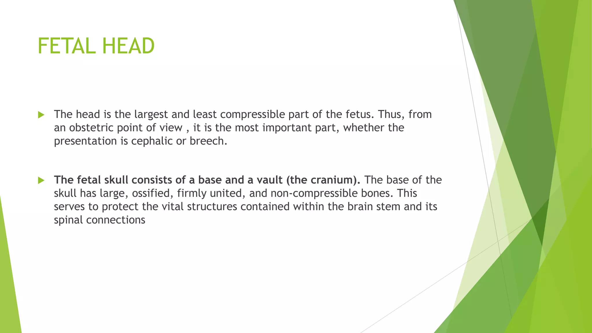 Fetal head diameters | PPTX