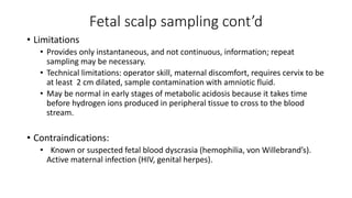 Fetal health surveillance in labour | PPTX