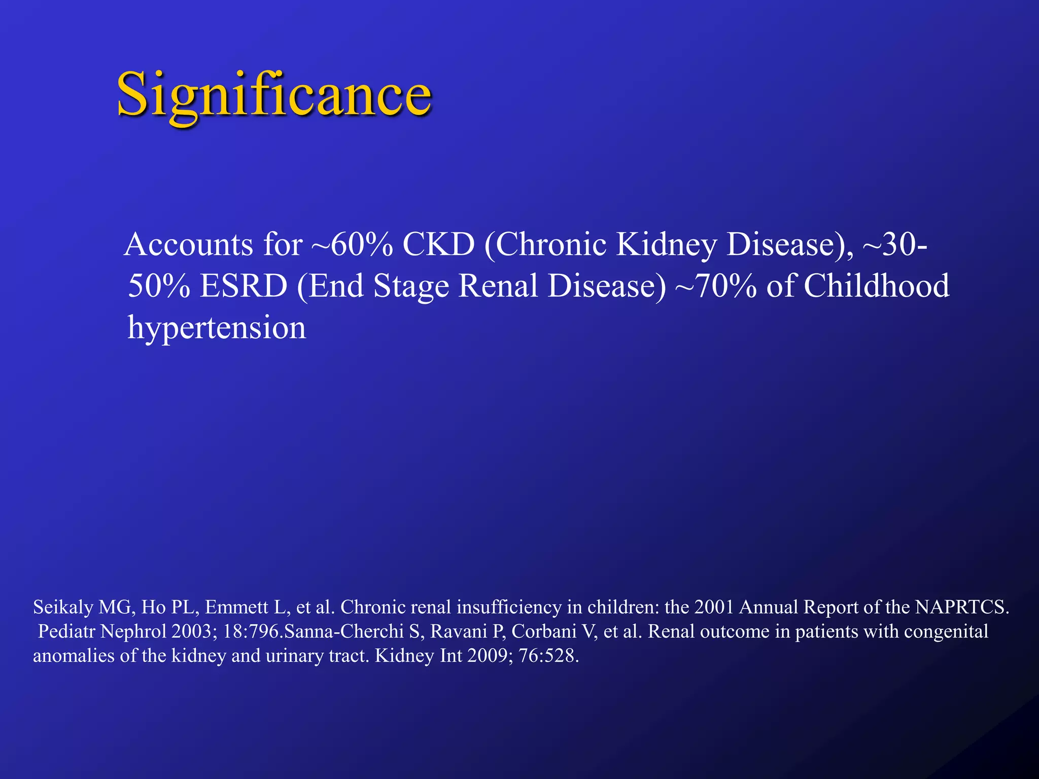 Antenatal diagnosis of Congenital Anomalies of Kidneys and Urinary ...