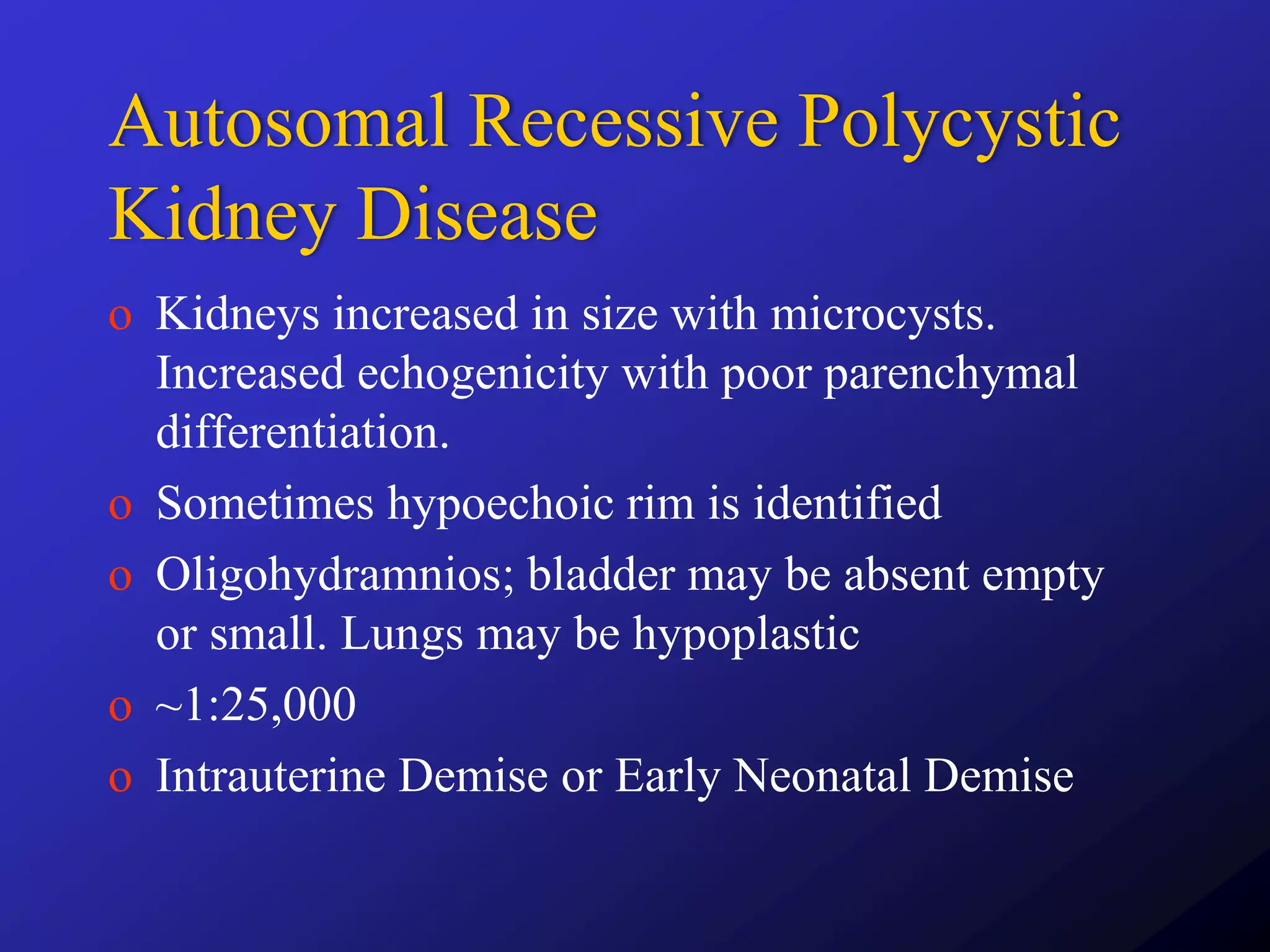 Antenatal diagnosis of Congenital Anomalies of Kidneys and Urinary ...