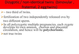 Fetal mem&twin | PPTX