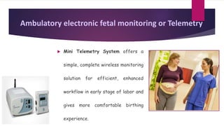Types of Fetal monitoring | PPTX