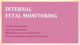 Fetal Monitoring Devices | PPTX