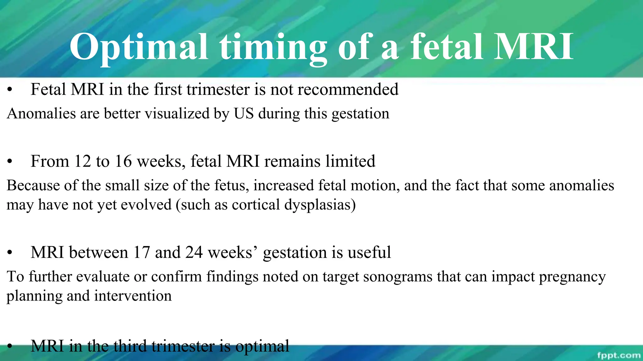 Fetal MRI.Shabnam.pptx- Physics, Techniques, Indication | PPTX