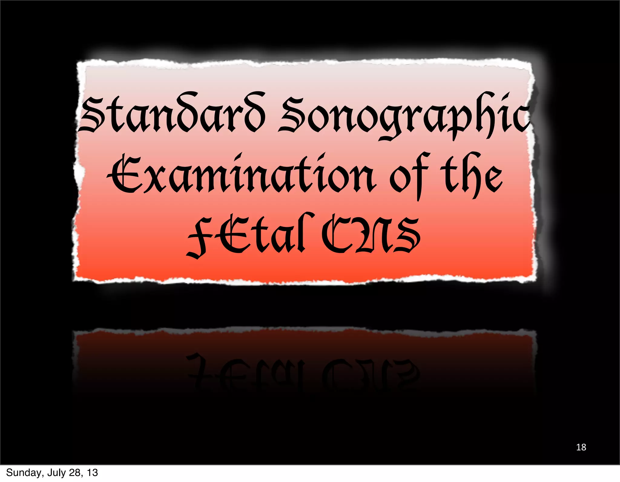 Fetal Neurosonogram | PDF