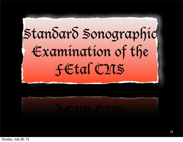 Fetal Neurosonogram | PDF