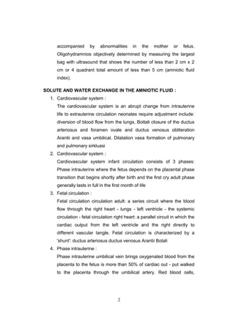 Fetal physiology | DOC