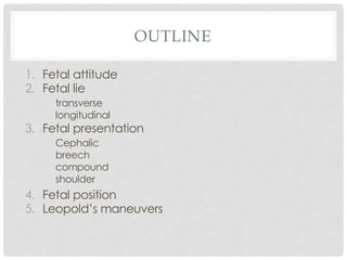 Fetal position | PDF