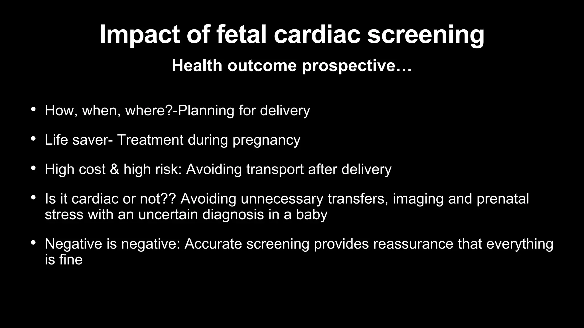 FETAL CARDIAC SCREENING | PPTX