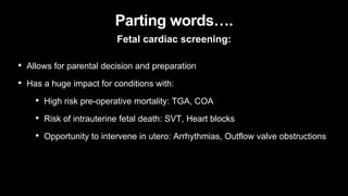 FETAL CARDIAC SCREENING | PPTX