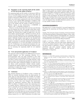 Fetal quant cuhk bioinformatics | PDF