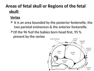 FETAL SKULL INCLUDING BONES AND DIAMETERS | PPTX