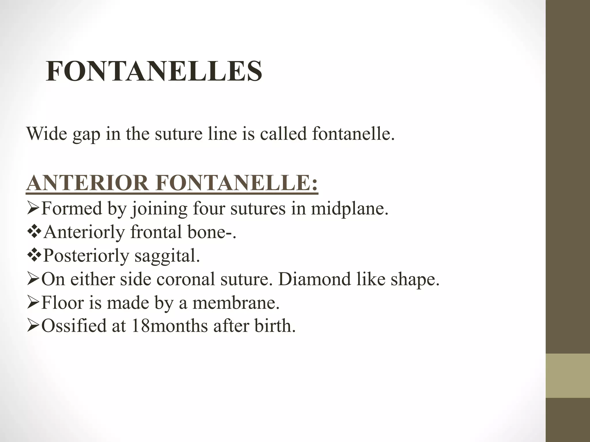 Fetal skull ppt | PPTX