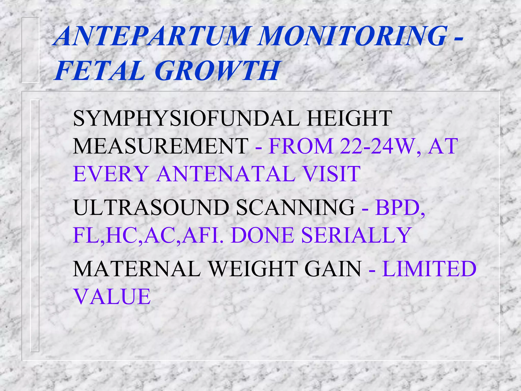 Fetal surveillance | PPT