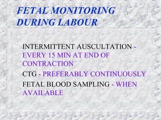 Fetal surveillance | PPT