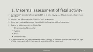Fetal surveillance | PPTX